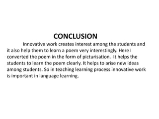 Innovative work | PPTX