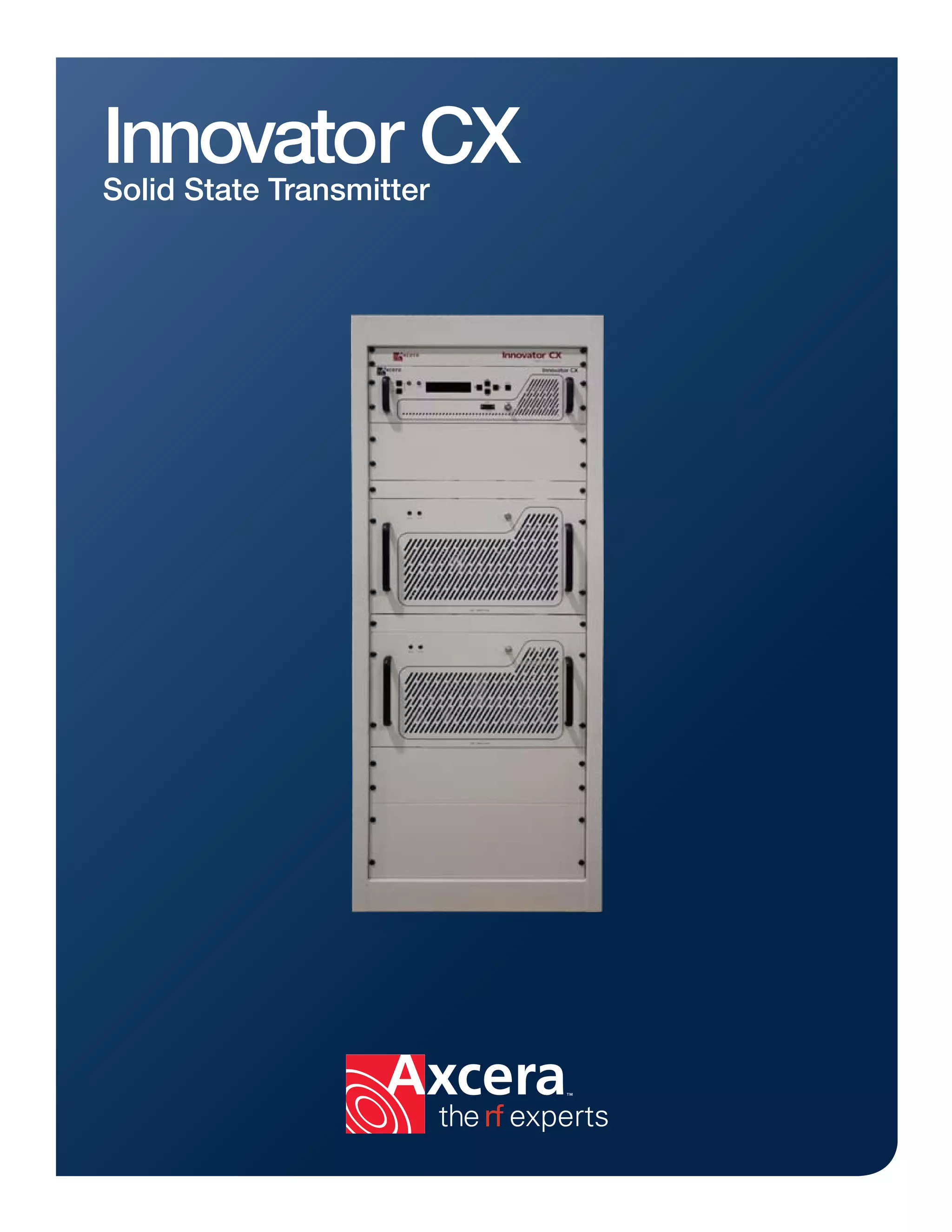 Innovator cx brochure | PDF