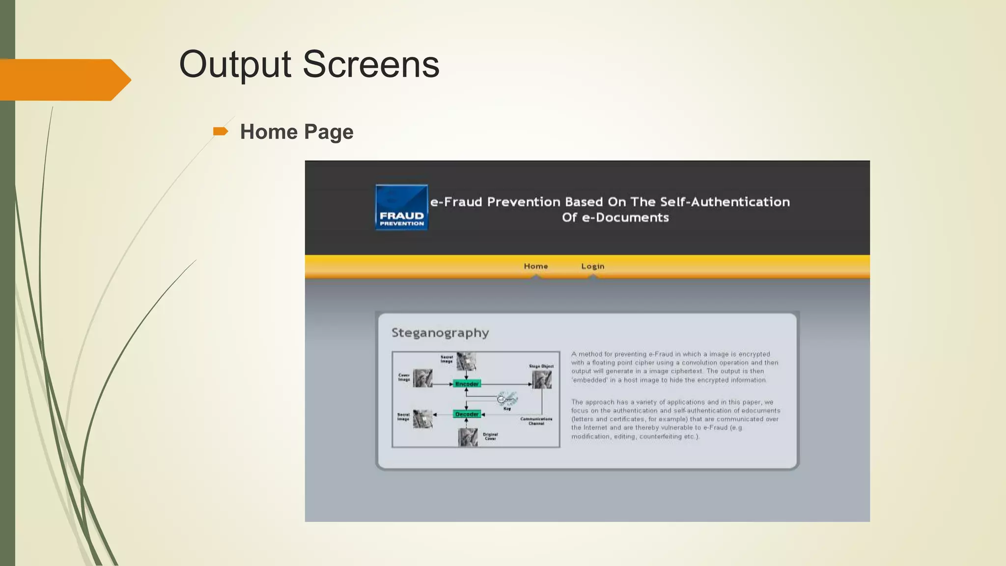 E-Fraud Prevention based on self-authentication of e-documents | PPT