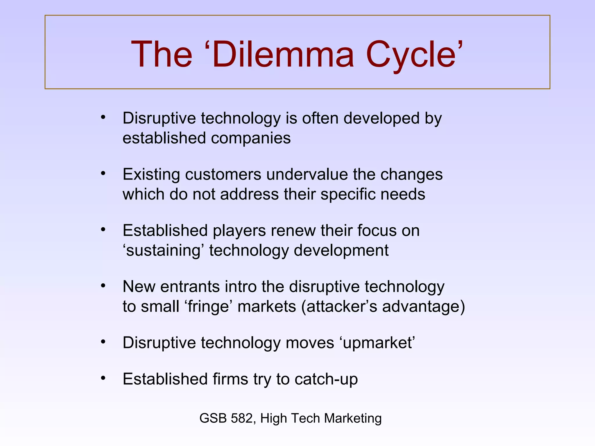 Innovators Dilemma Slides | PPT