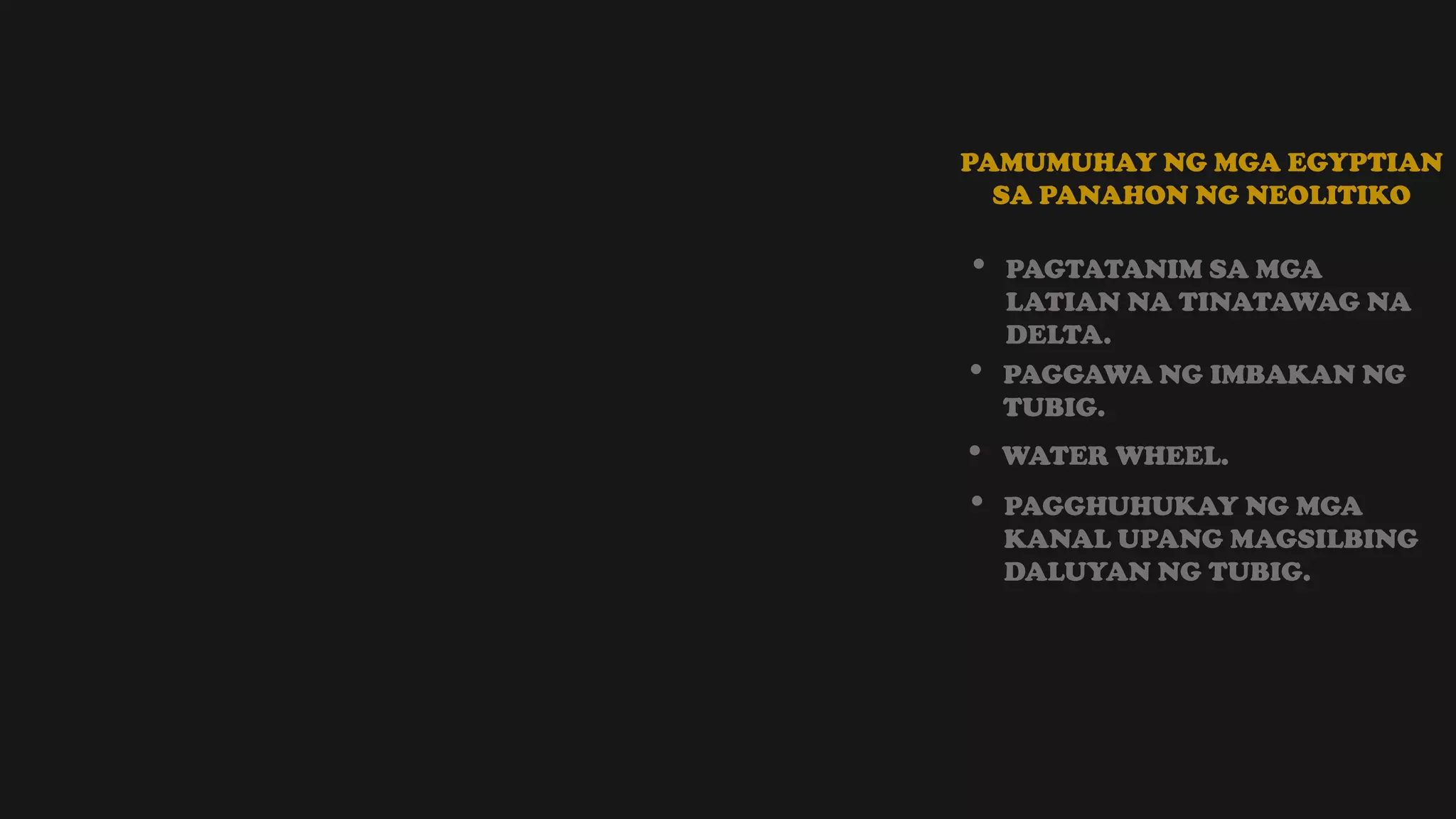 Innovators (ancient egypt) - reports - quarter 1 - 3rd year | PPTX