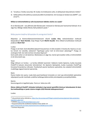 Innovatsioonifestival 2024 - Tehisintellekt ühiskonna teenistuses | PDF