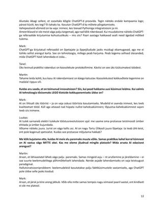 Innovatsioonifestival 2024 - Tehisintellekt ühiskonna teenistuses | PDF