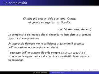 Innovazione etica | PPT