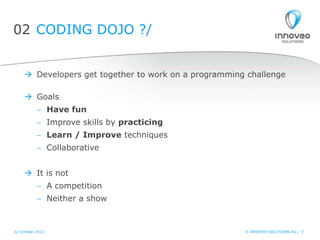 Innoveo coding dojo | PPT