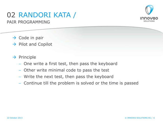 Innoveo coding dojo | PPT