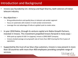 Innovis Company Overview (January 2012) | PPTX | Computer Networking | Computing