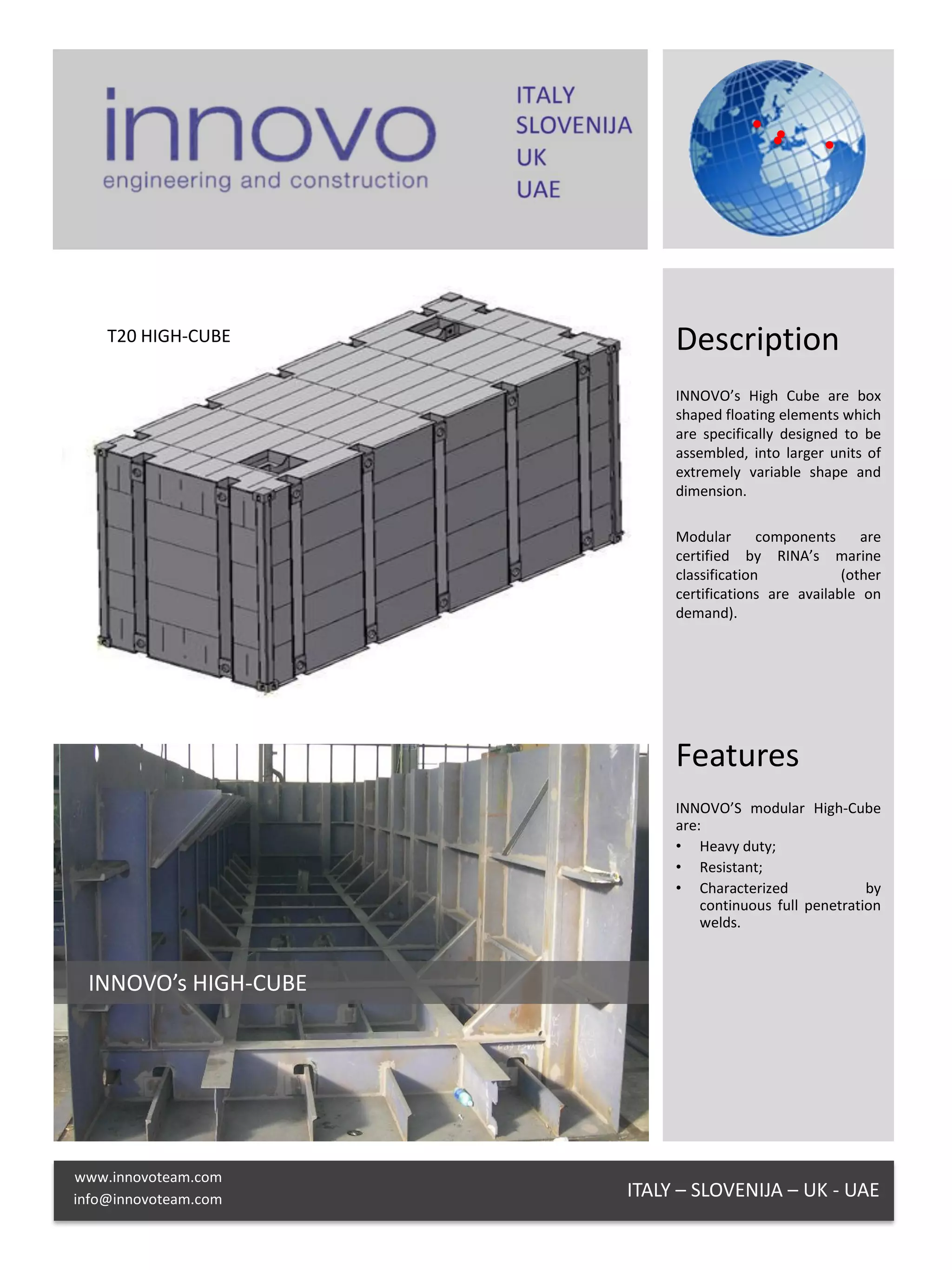 Innovo's products brochures | PDF