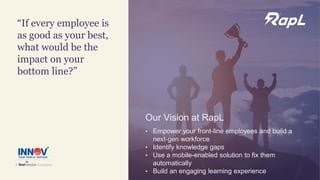 Microlearning Soutions | Rapl | Innov | PPT