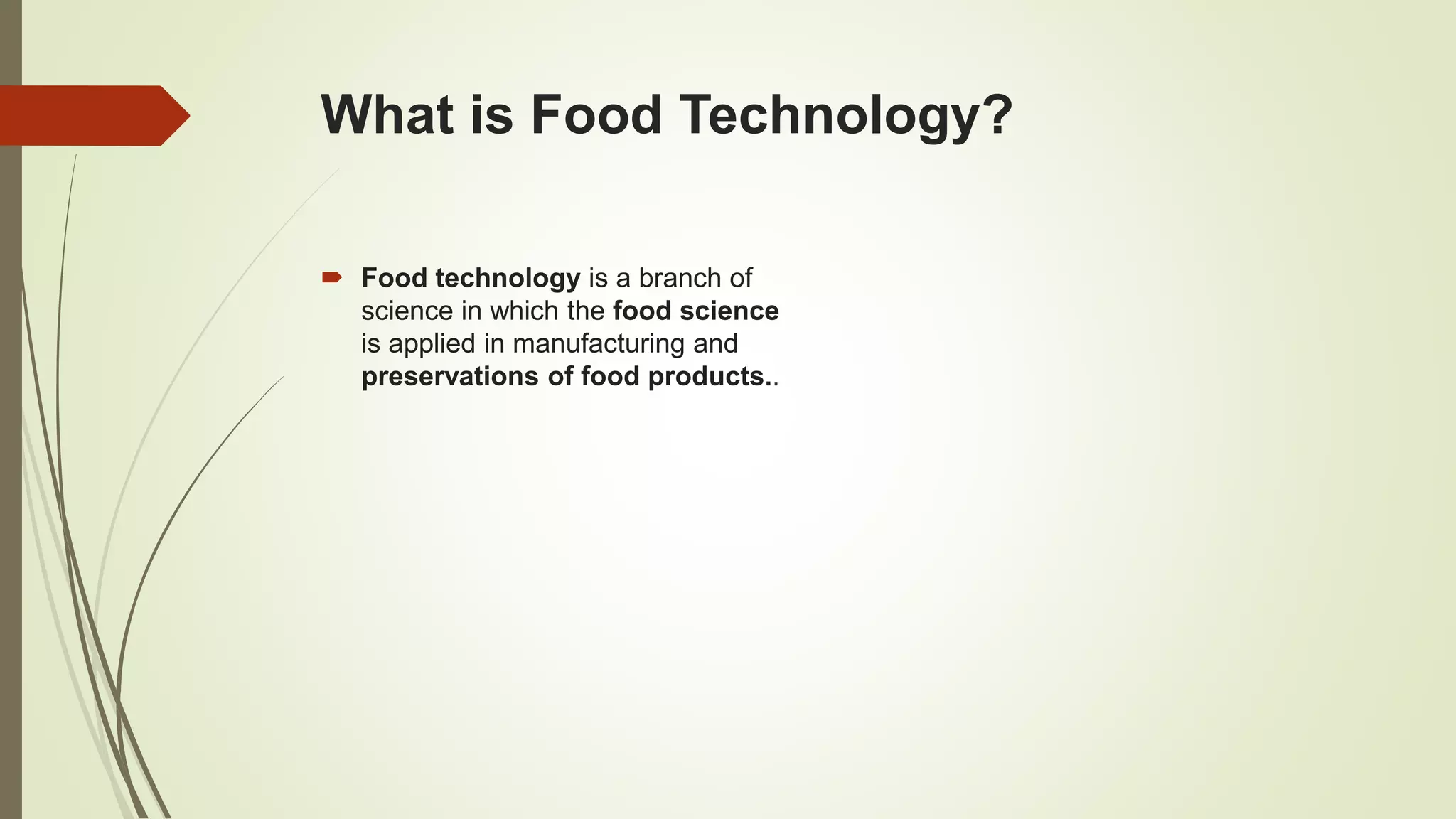 Innovttion in food technology food technology | PPT