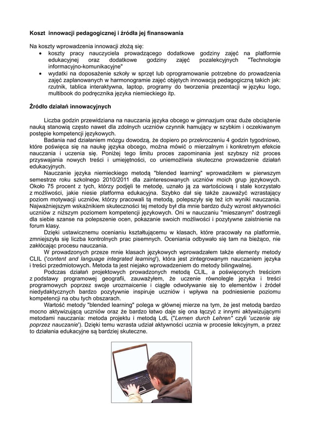 Innowacja kolebuk | PDF