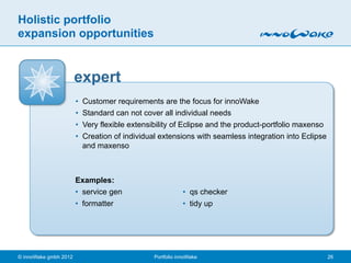 Emerasoft Day 2012 - Innowake migration | PPT