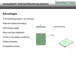 Innowattech Railroad Monitoring Presentation Feb11 | PDF | Rail Travel | Travel Type