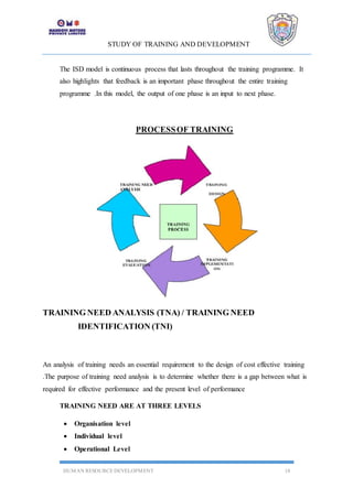 Training & development Introduction | DOCX