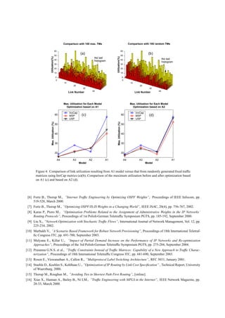 Optimizing IP Networks for Uncertain Demands Using Outbound Traffic Constraints | PDF