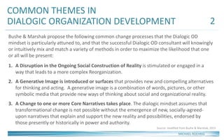 1. INOC Meeting - Dialogic Organization Development | PDF