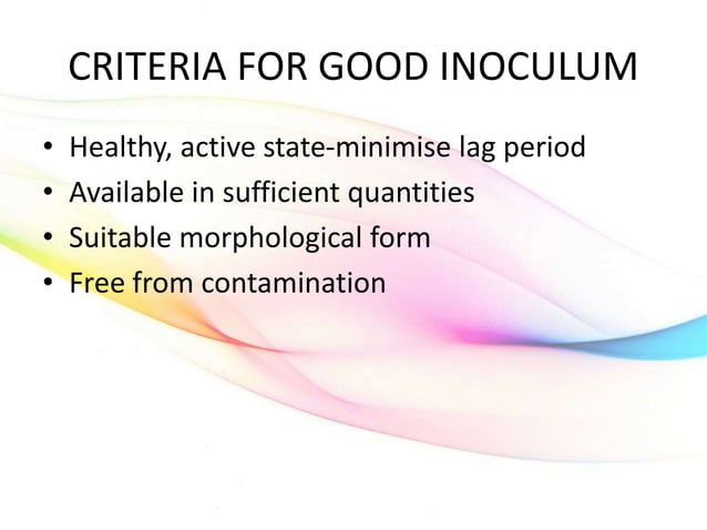 INOCULUM DEVELOPMENT AND PRODUCTIOIN MEDIA.pptx | Chemistry | Science