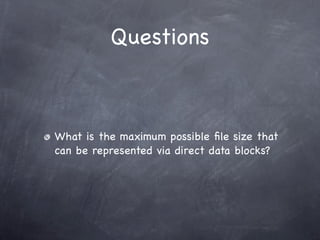 How inodes Work | PPT