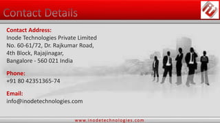 Inode technologies profile | PPT