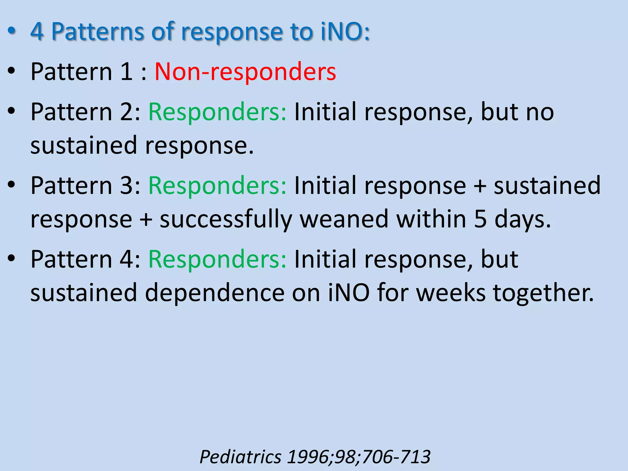 Inhaled Nitric Oxide (iNO) in Newborns - Dr Padmesh - Neonatology | PPTX