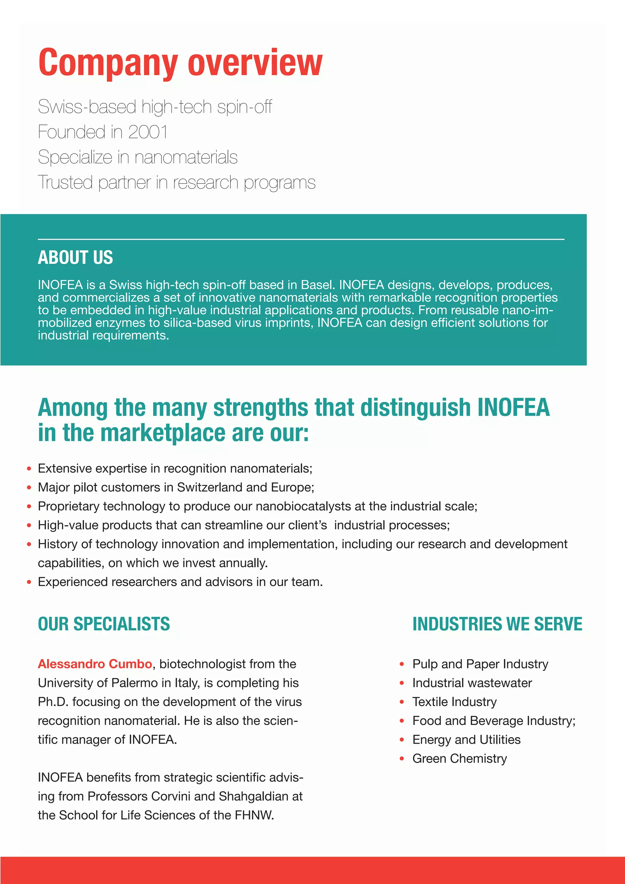 Inofea - Company presentation | PDF