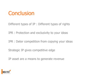 IPR Strategies for Startups - presented at BangaloreIT.biz | Startups ...