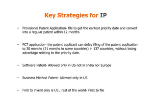 How to create an IPR Strategy for startups and Basics of IPR | PDF