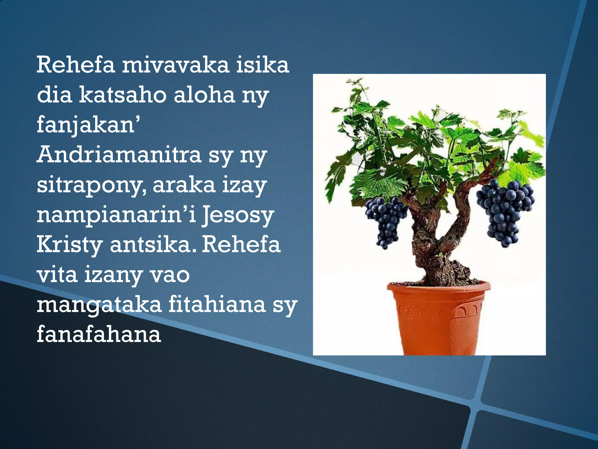 Inona ny fanjakanny lanitra | PPT
