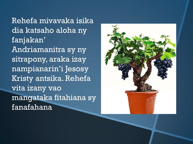 Inona ny fanjakanny lanitra | PPT