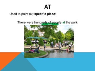 preposition ----- on, at (time n place).pptx