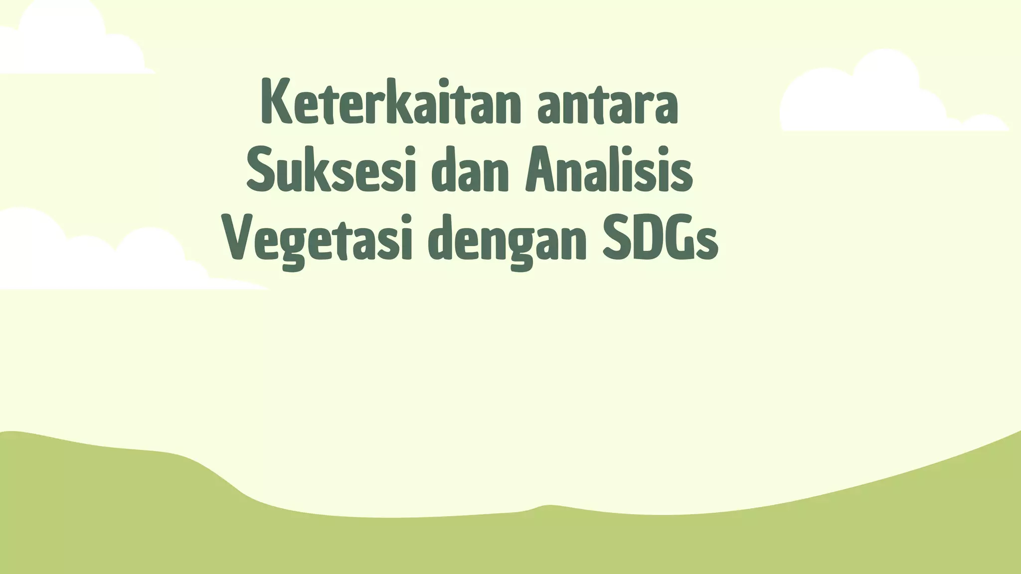 Analisis Vegetasi | PPTX