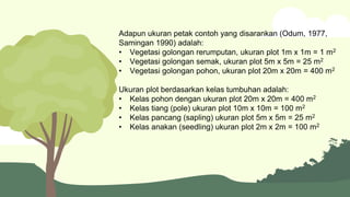 Analisis Vegetasi | PPTX