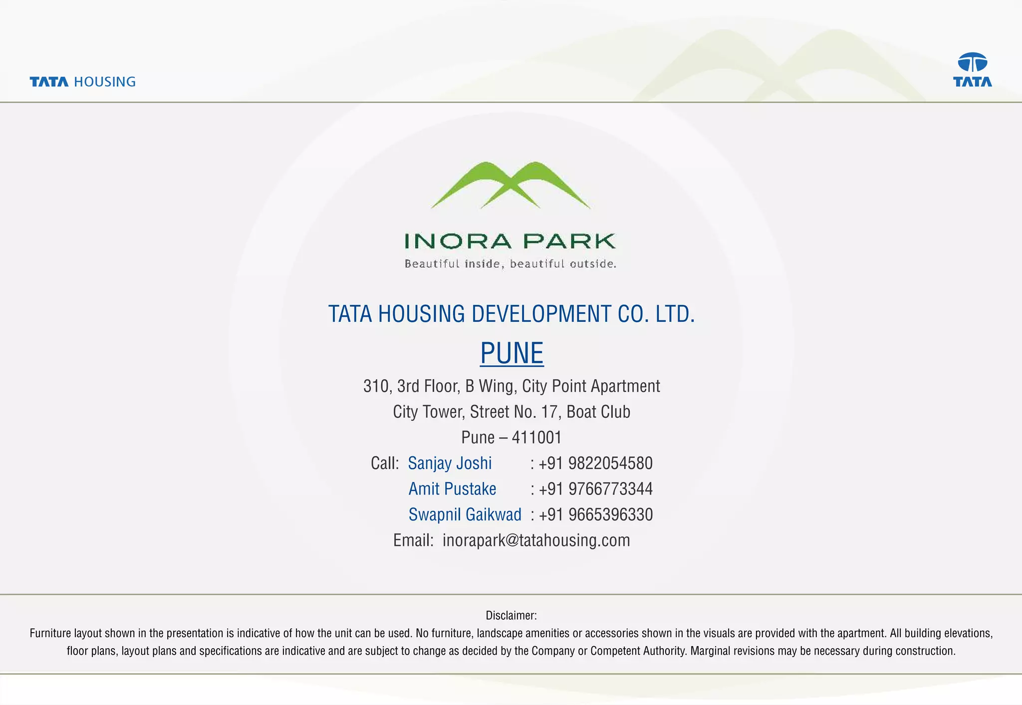 Tata Housing's Inora Park, Undri, Pune, India | PDF