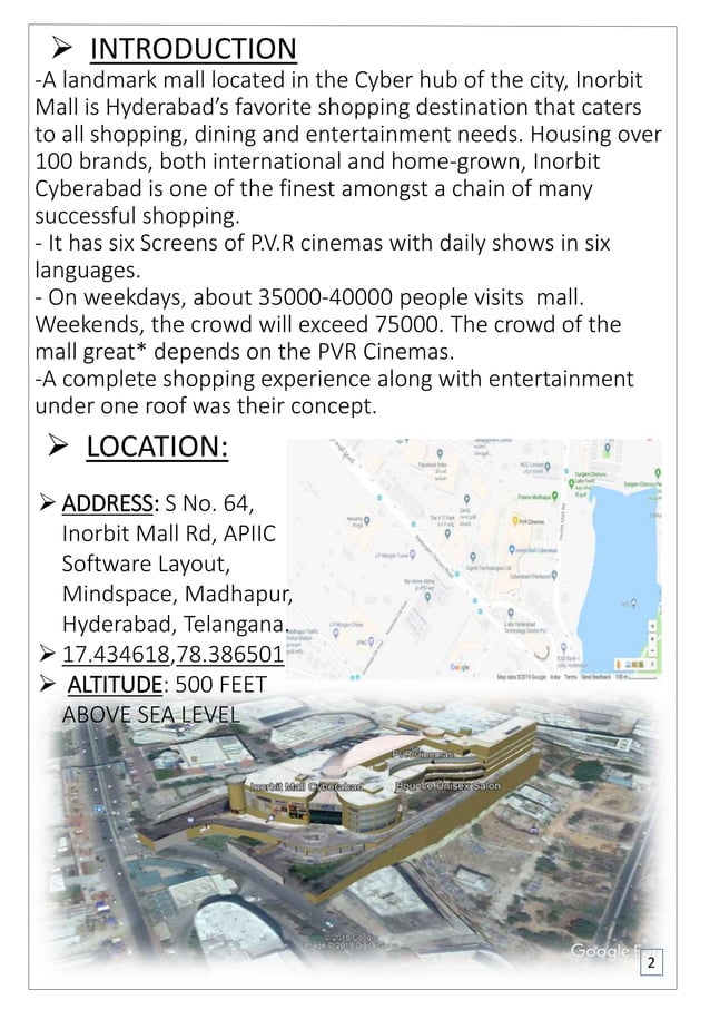 Inorbit mall hyderabad casestudy