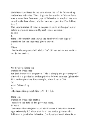 In order to study and measure behavior you must break the behavi.docx ...