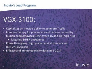 Inovio Pharmaceuticals - Revolutionizing Vaccines | PDF | Cancer ...