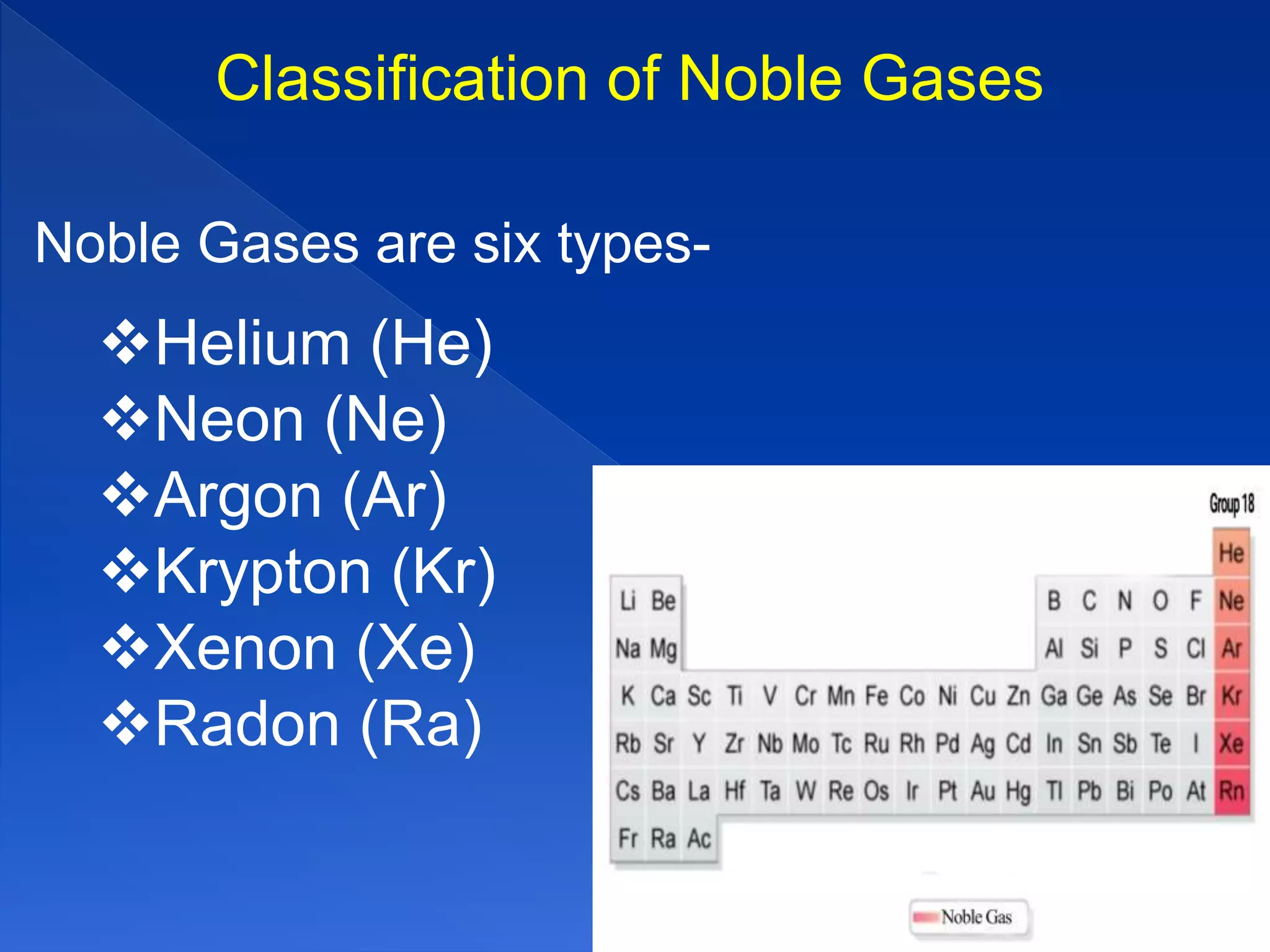 Noble Gases | PPTX