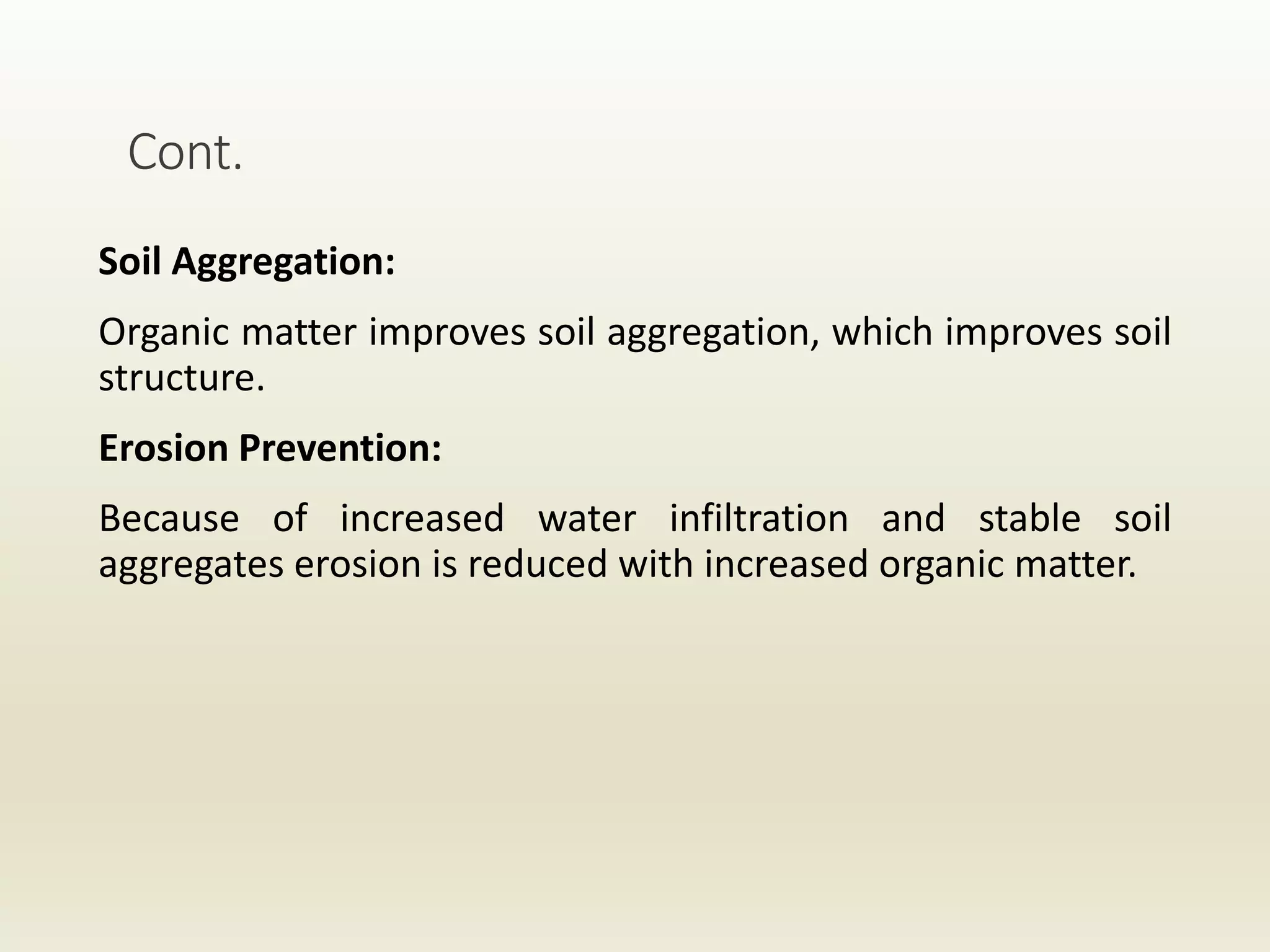Inorganic and organic components of soil (soil composition) | PPTX