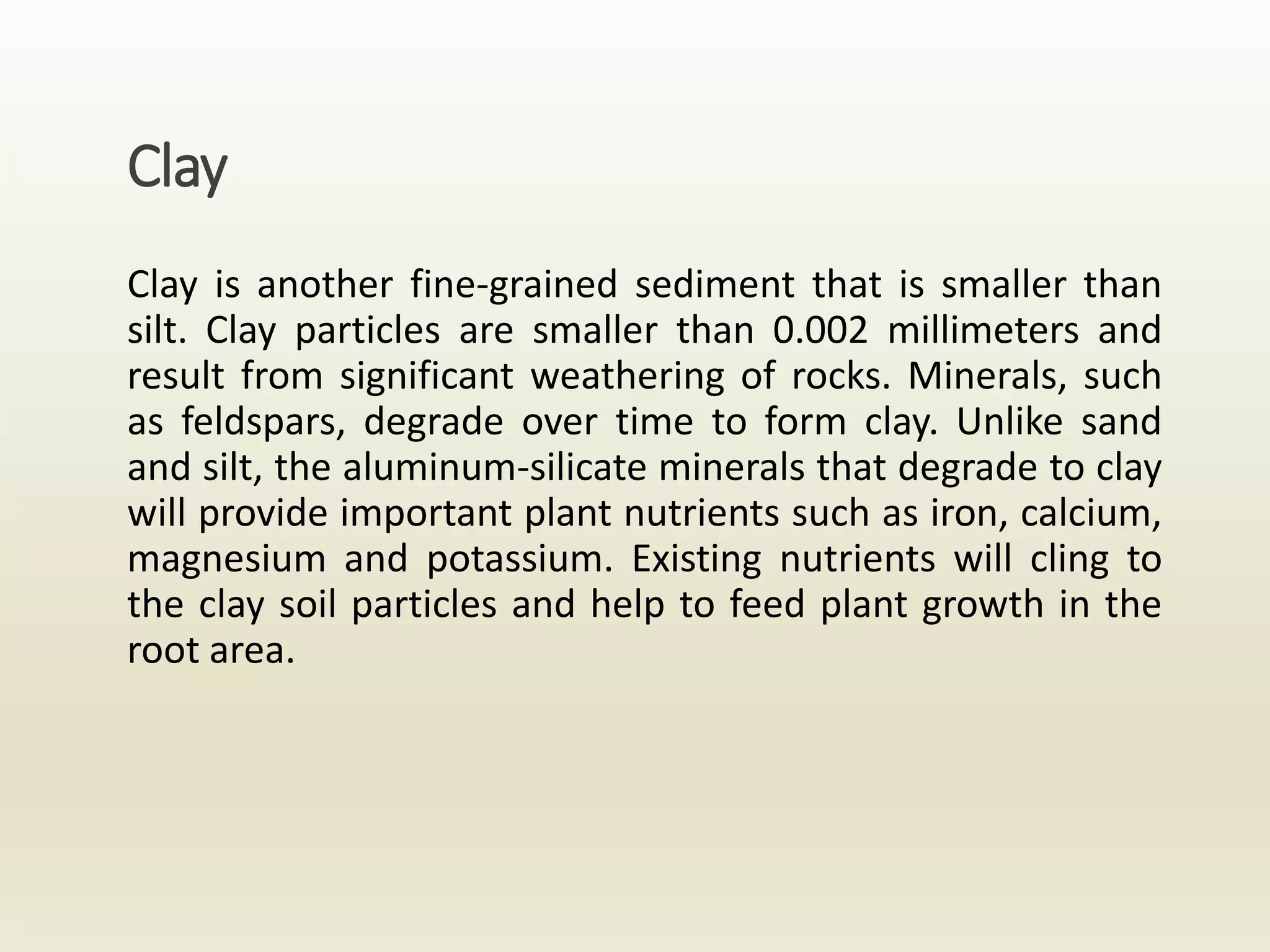 Inorganic and organic components of soil (soil composition) | PPTX