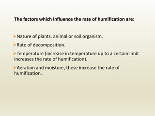 Inorganic and organic components of soil (soil composition) | PPTX ...