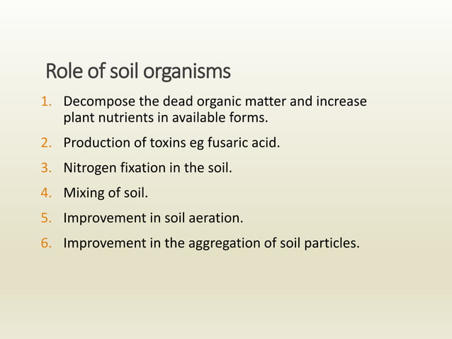 Inorganic and organic components of soil (soil composition) | PPTX ...