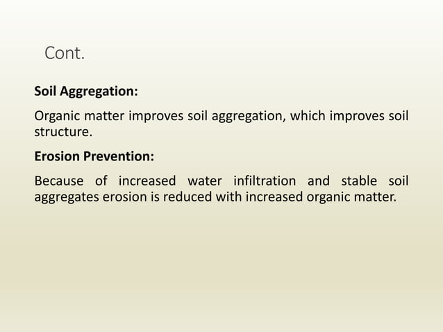 Inorganic and organic components of soil (soil composition) | PPTX ...