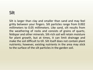 Inorganic and organic components of soil (soil composition) | PPTX ...