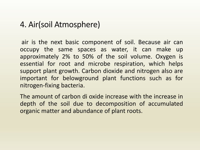 Inorganic and organic components of soil (soil composition) | PPTX ...