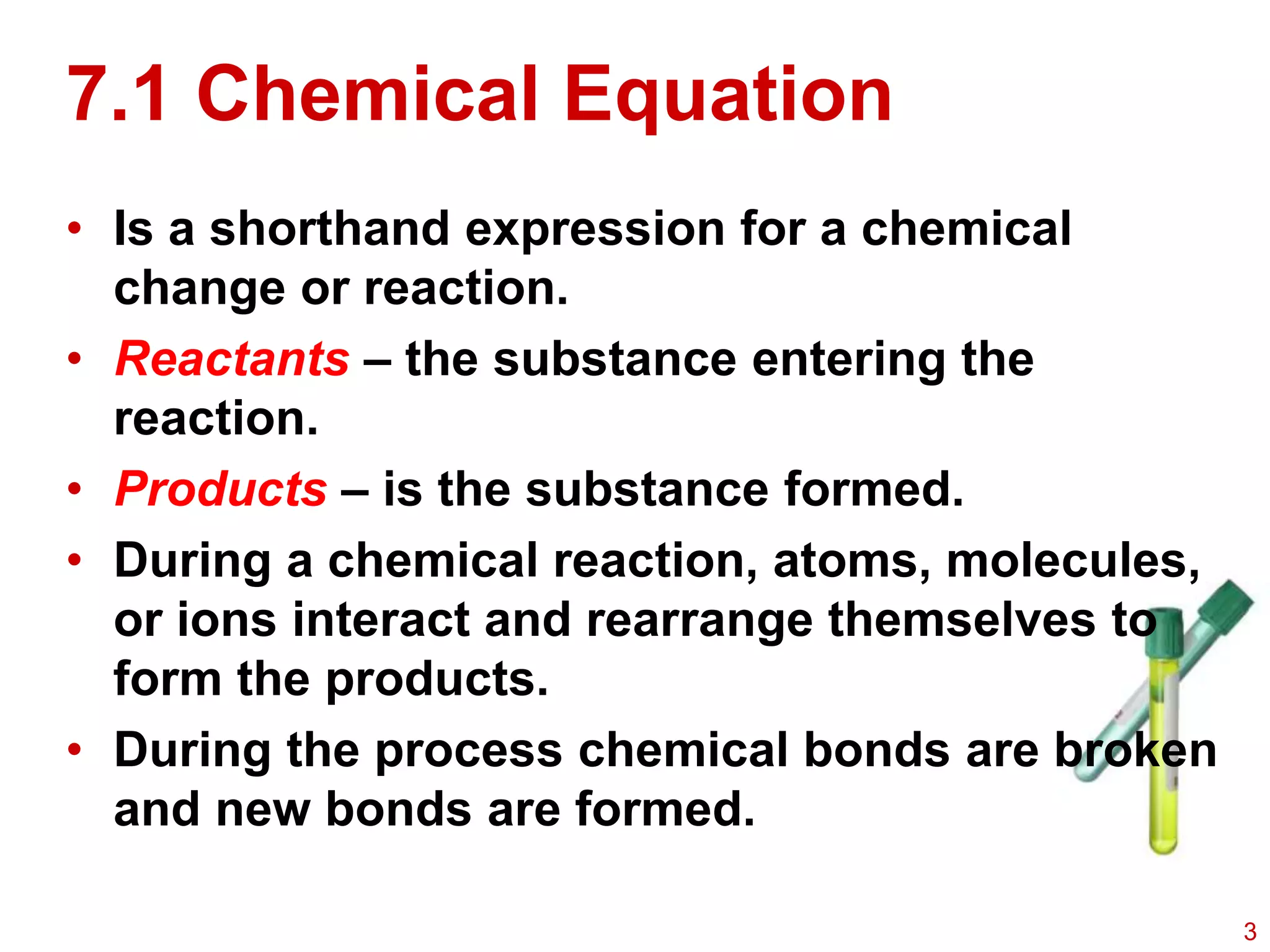 Inorganic chem - chemical reactions | PPTX