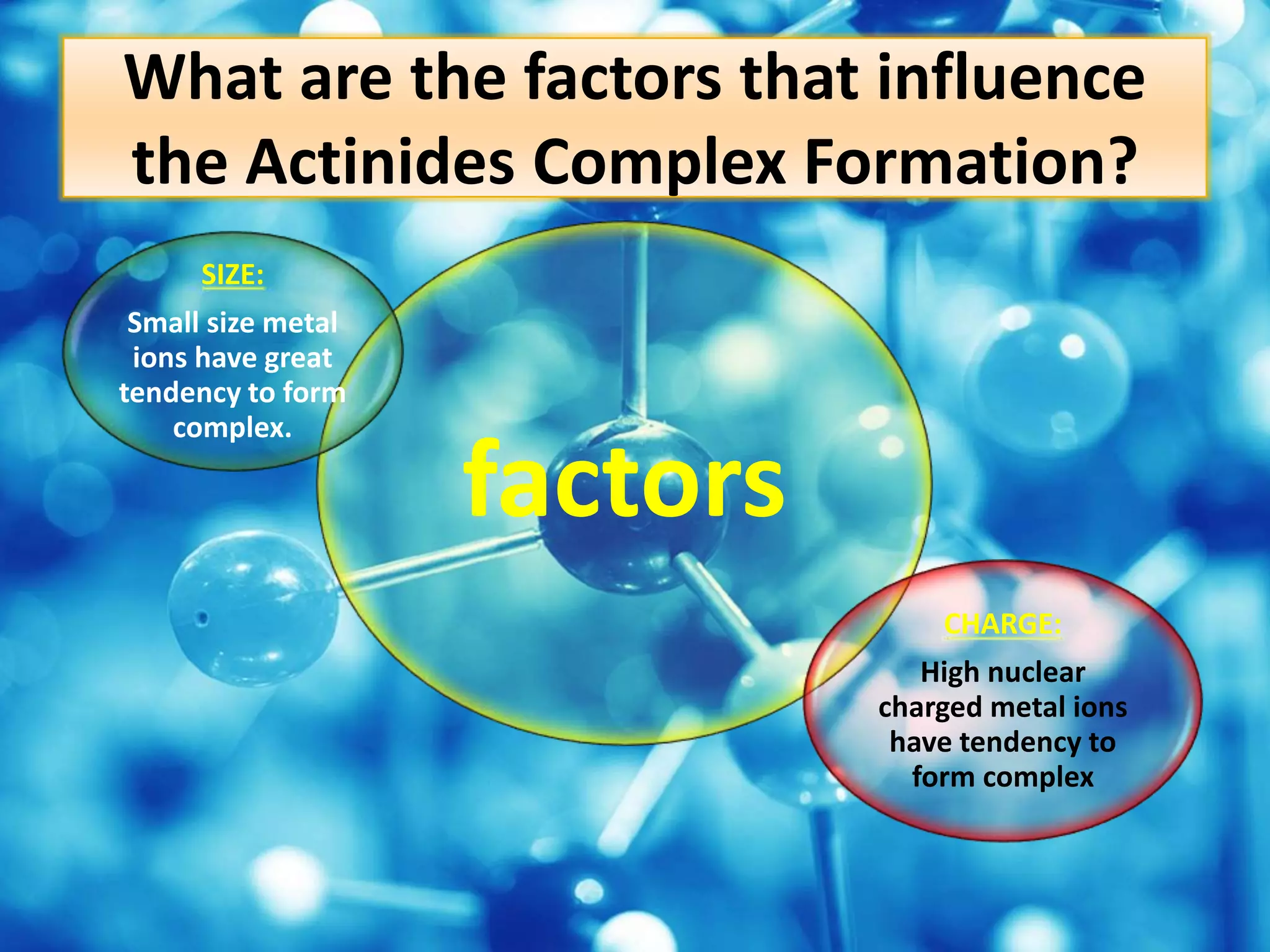 actinide complexes and uses, Inorganic chemistry | PPTX
