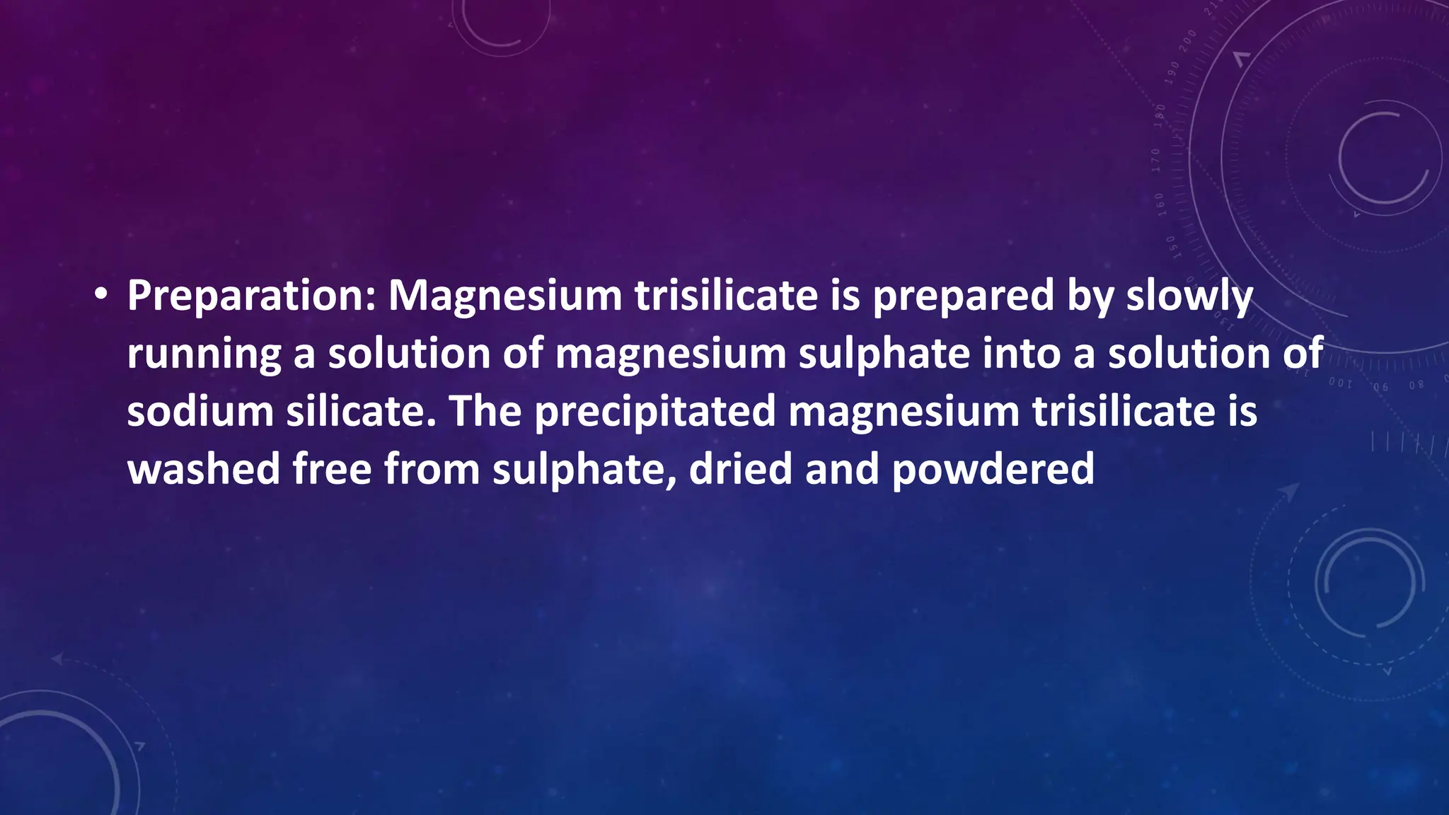 Inorganic chemistry magnesiumtrisilicate.pptx