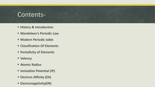 Inorganic chemistry periodic table 2020 | PPTX