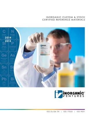 INORGANIC CUSTOM & STOCK CERTIFIED REFERENCE MATERIALS | PDF