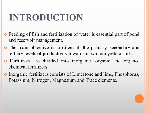 Inorganic fertilizers aqua ppt | PPTX | Agriculture | Industries